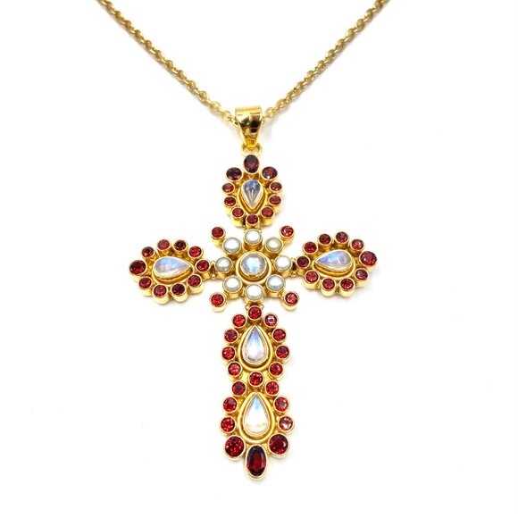 Nicky Butler | Jewelry | Nicky Butler Vermeil Cross Pendant Chain ...